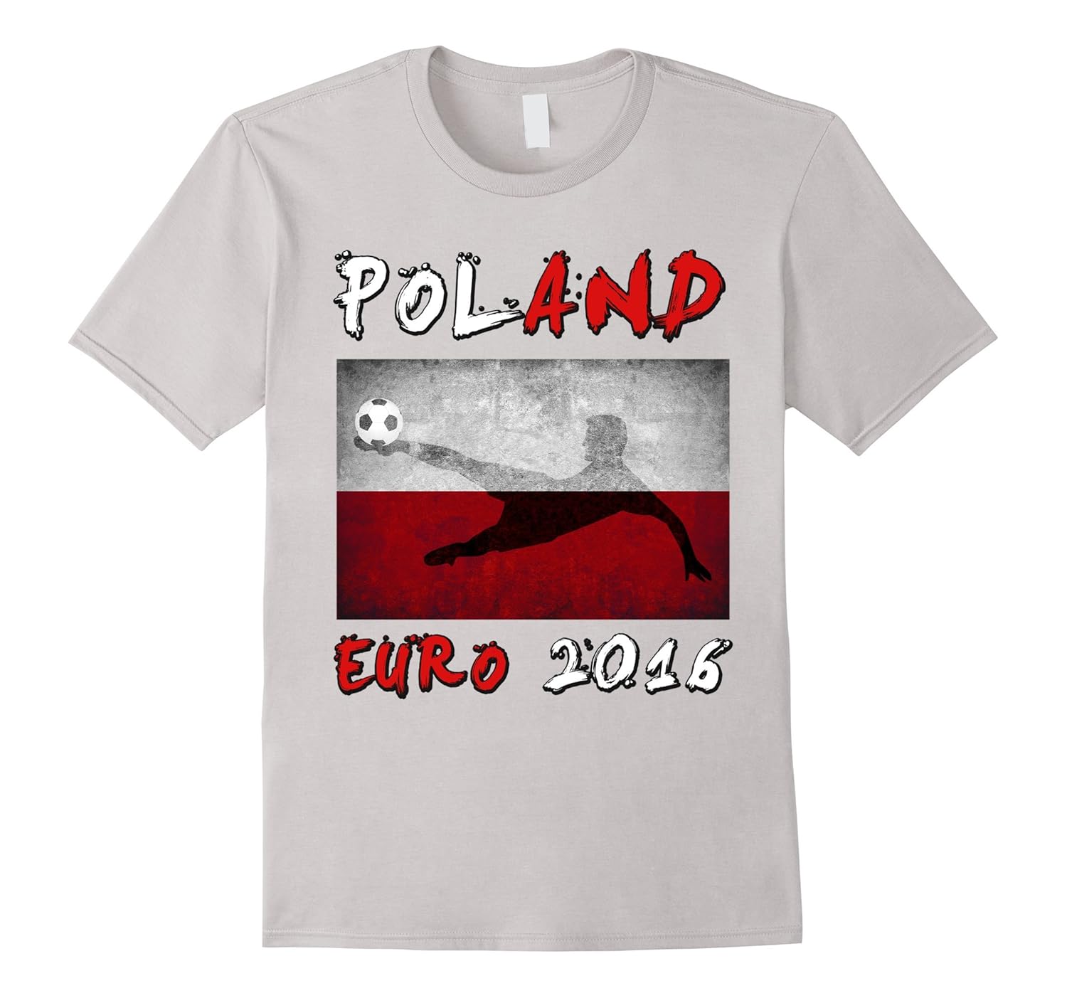 POLAND flag EURO T-shirt Soccer National Football Jersey-Art – Artvinatee