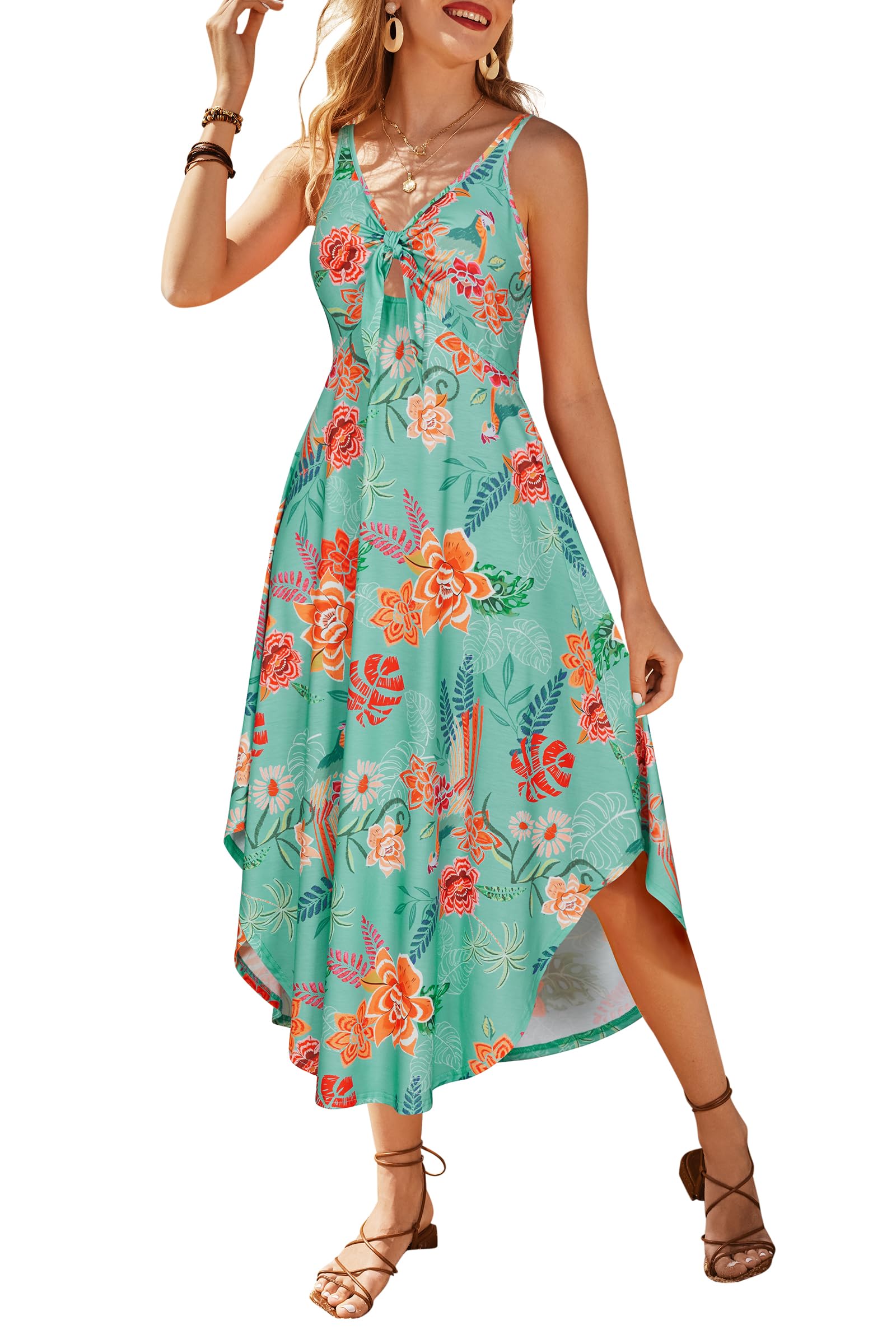 VOTEPRETTY Women's Summer Dresses 2025 Spring Sundresses Vacation Beach ...