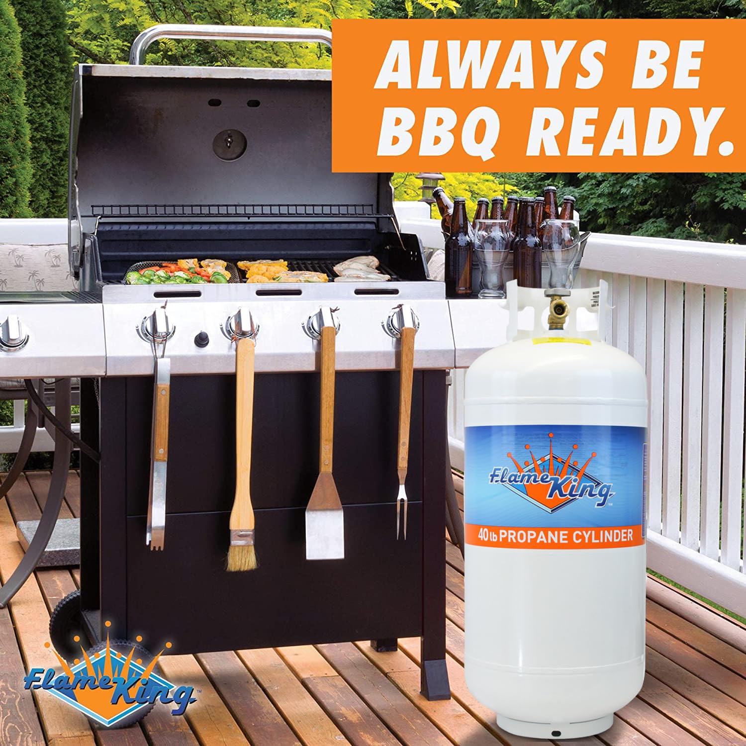 Mua Flame King YSN401 Steel Propane Tank Cylinder With Overflow ...