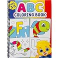 ABC Coloring Book: Color 100+ Animals, Birds, Vehicles, Fruits, Toys ...