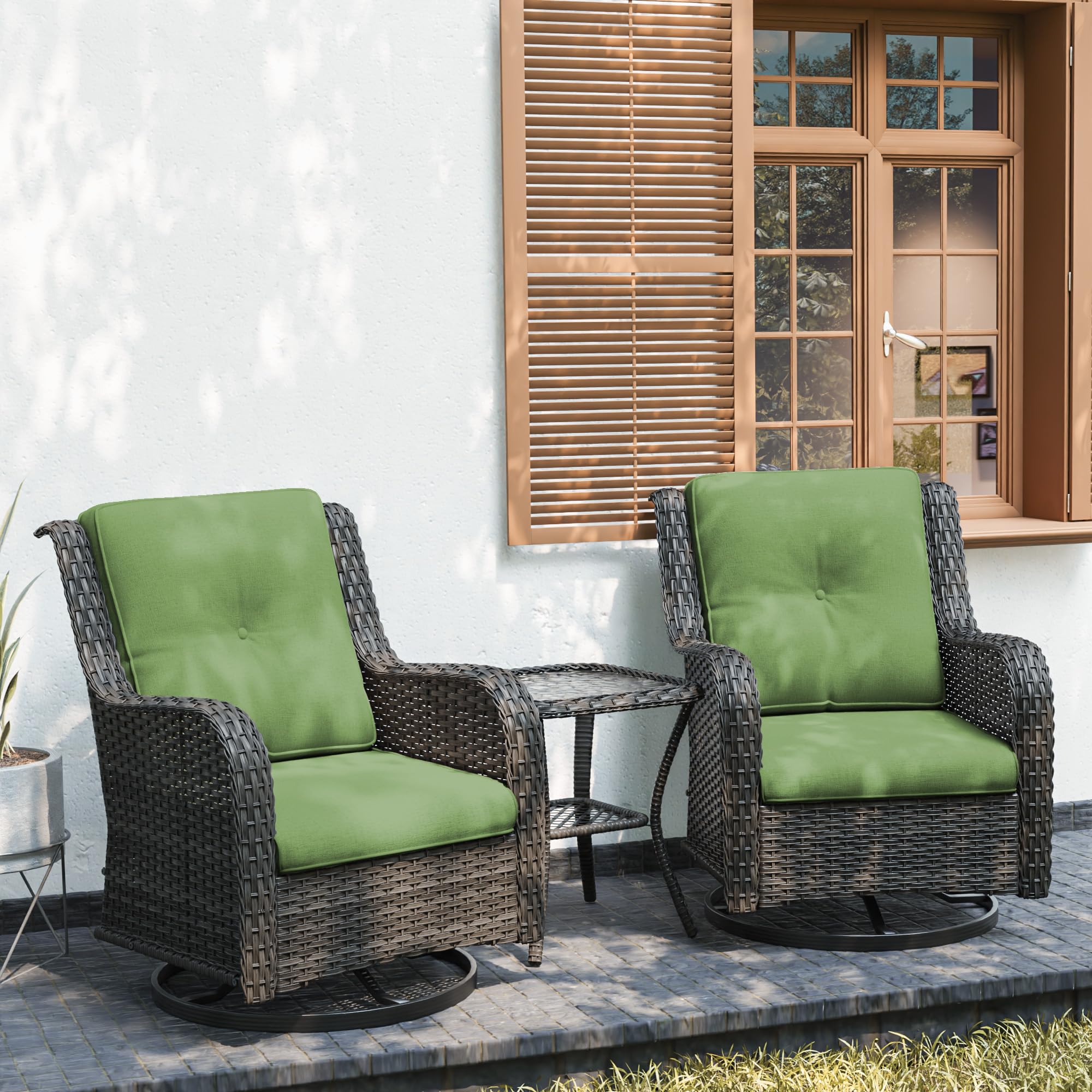 *PHOTO REFERENCE ONLY/ MODEL ftplpb-0377*Joyside Outdoor Swivel Rocker ...