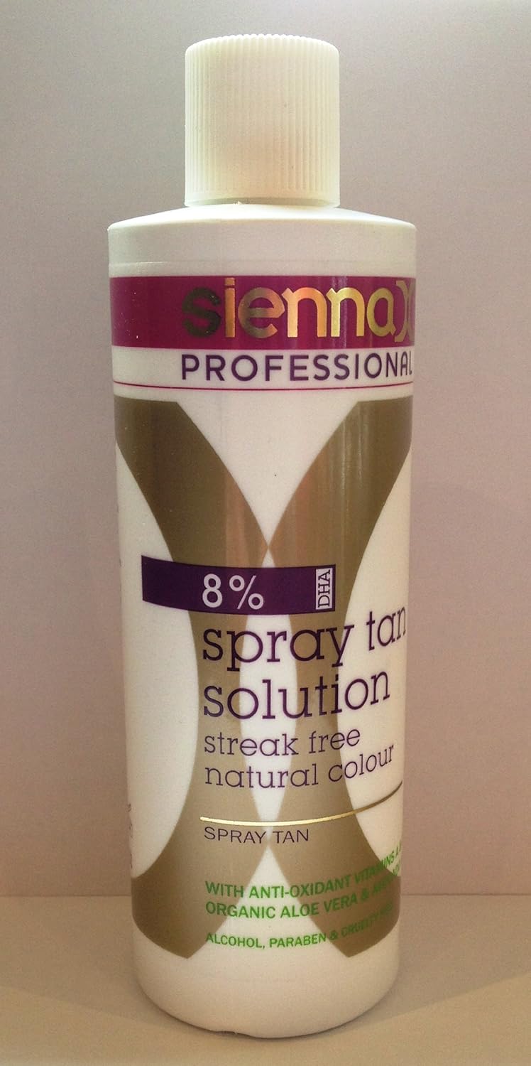 SIENNA X DHA 8% SPRAY TAN SOLUTION 250ML: Amazon.co.uk: Beauty