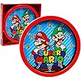 Amazon.com: Accutime Watch Corp Super Mario Frame Wall Clock Nice for ...