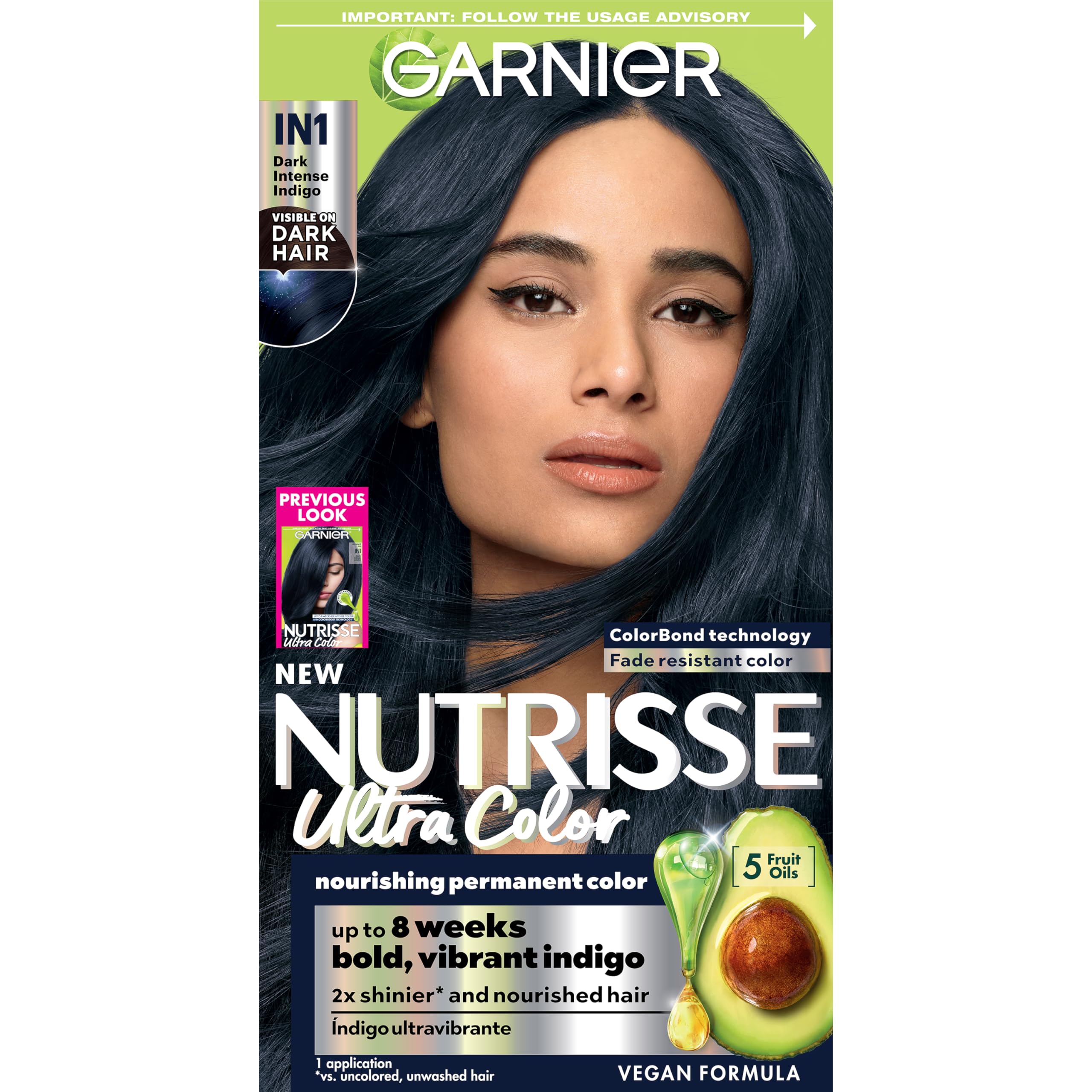 Mua Garnier Hair Color Nutrisse Ultra Color Nourishing Creme, IN1 Dark ...