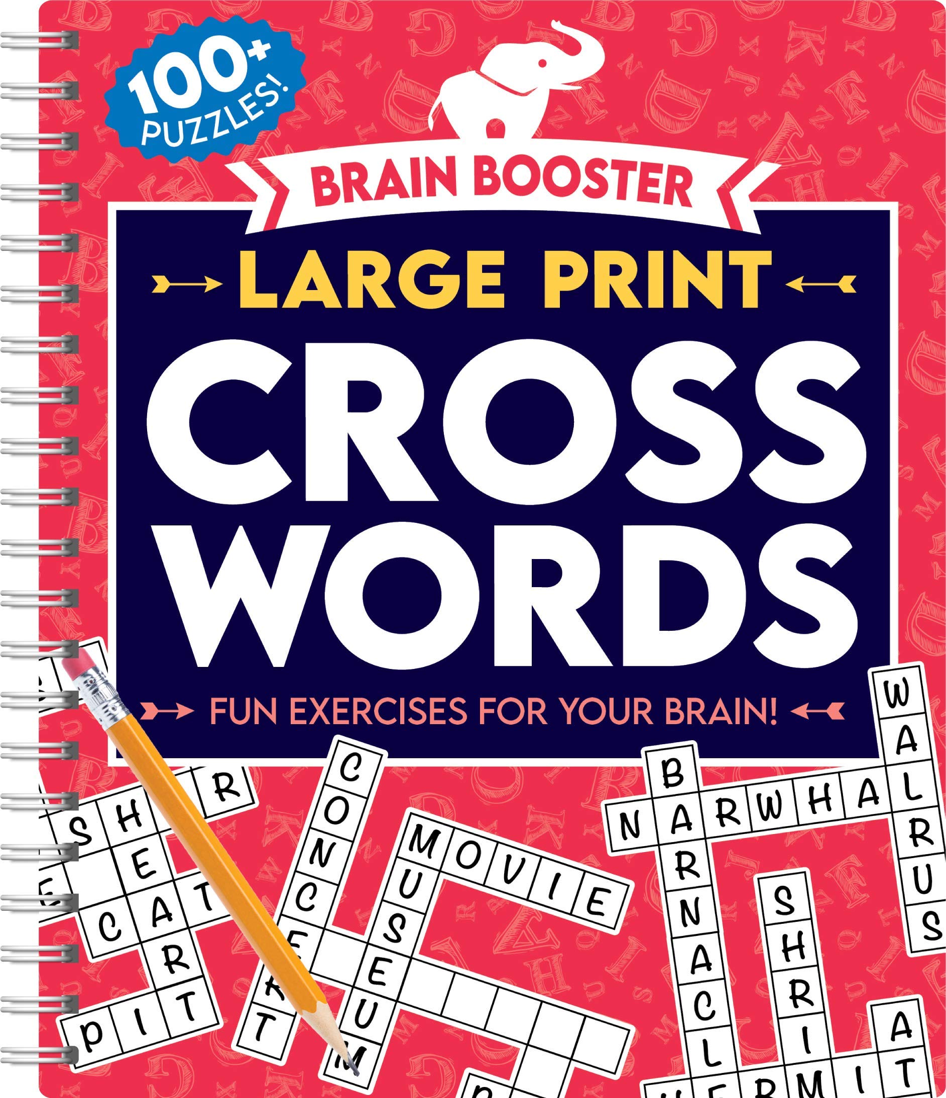 Mua Brain Booster: Large Print Crosswords-Fun Exercises for your Brain ...