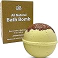 Amazon.com : 1 Organic Bath Bomb with Essential Oils, Epsom Salt, Dead ...