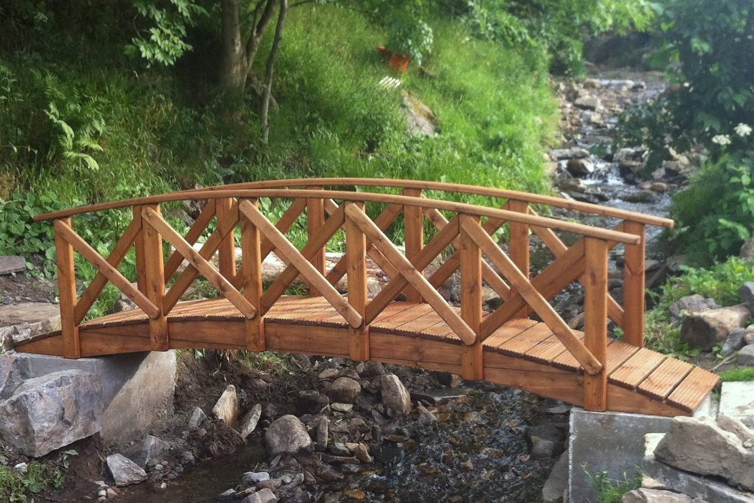 8ft Classica Low Rail Garden Bridge: Amazon.co.uk: Garden & Outdoors
