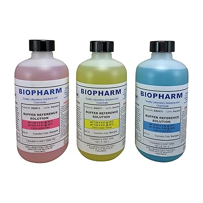 Buy Biopharm pH Buffer Calibration Solution Kit 3-Pack | 250 ml 8oz ...