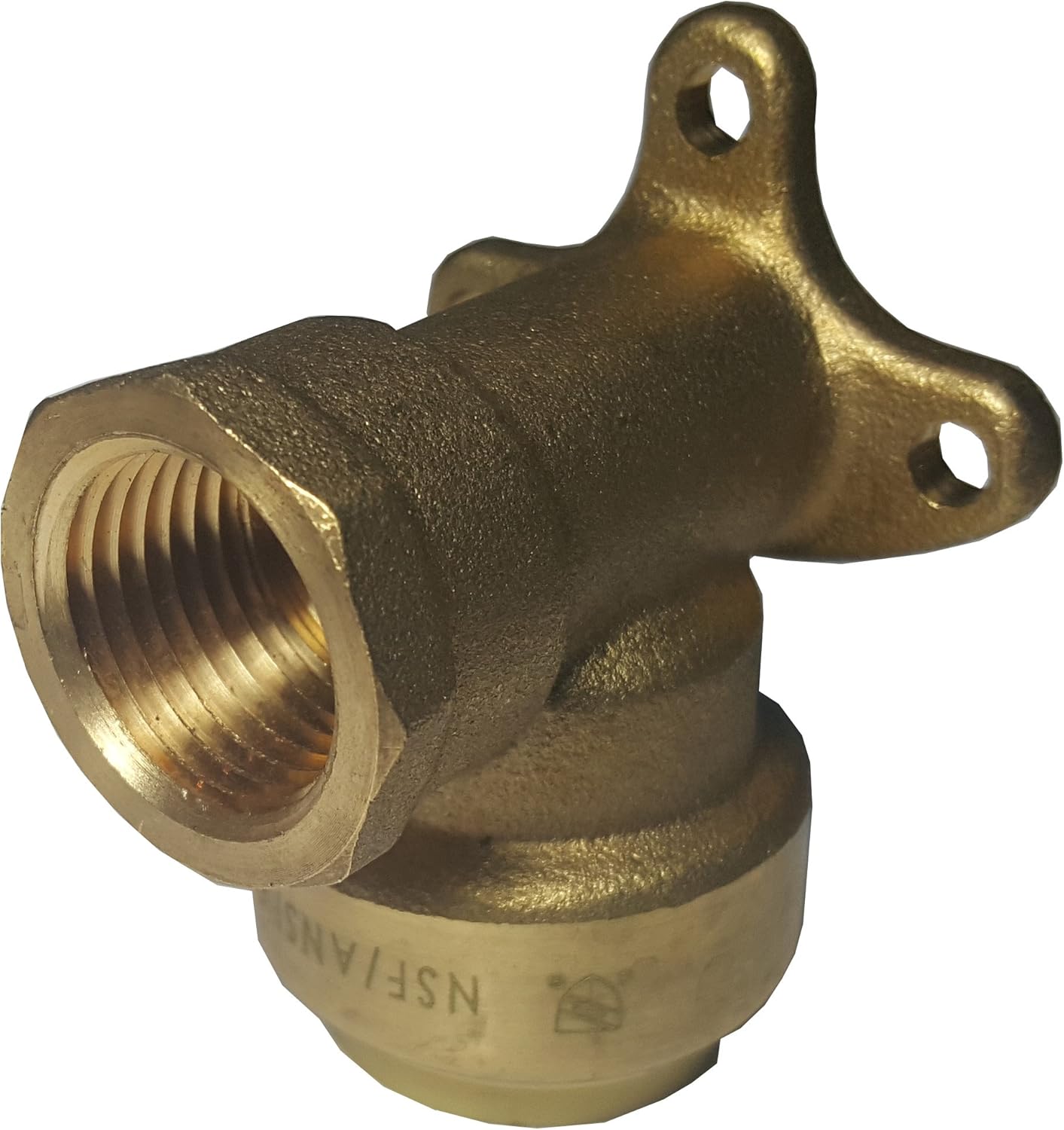 1 PIECE XFITTING 3/4" PUSH FIT X 1/2" FEMALE NPT DROP EAR ELBOW, CERTIFIED TO NSF/ANSI 61 - LEAD ...