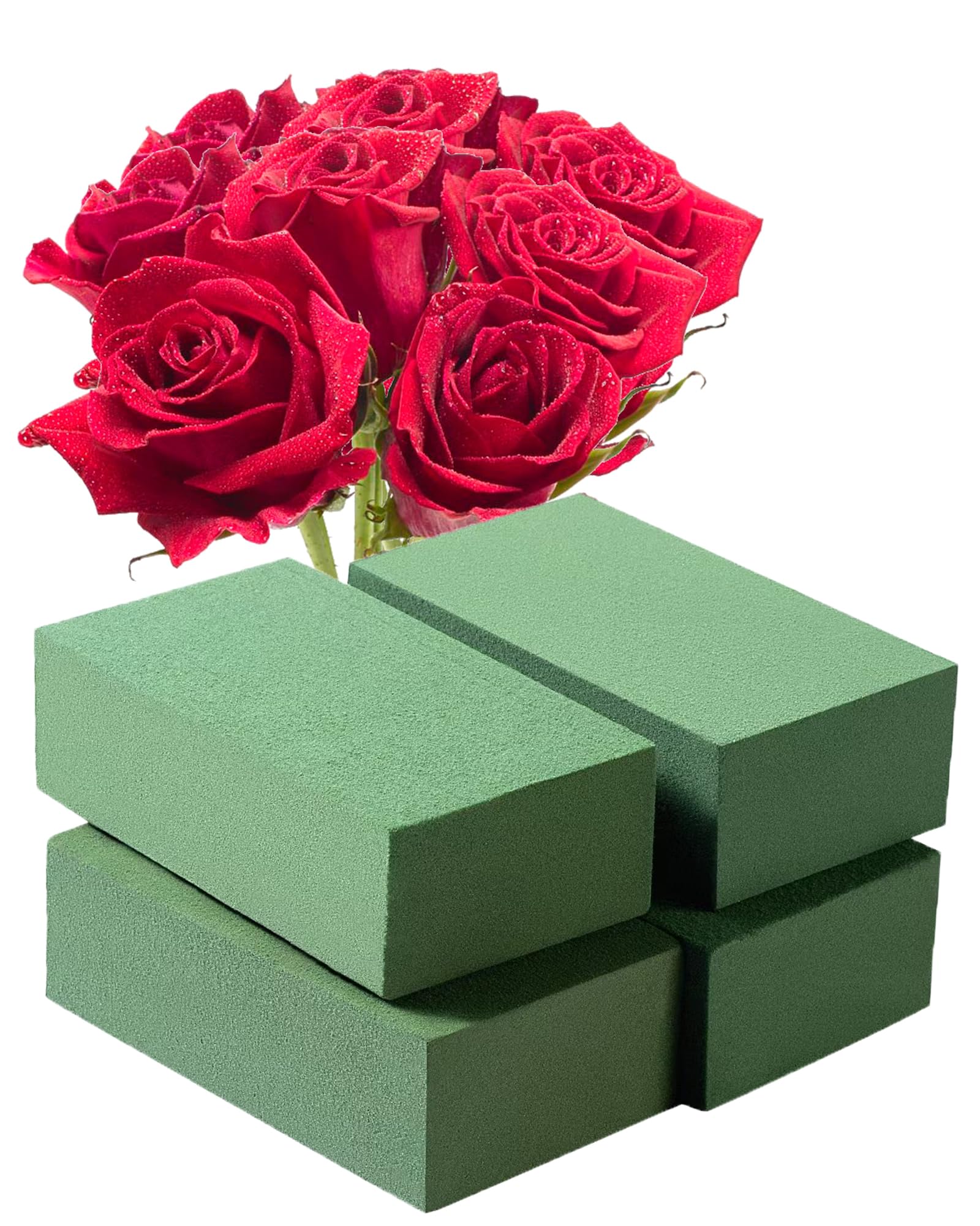 Fessary Floral Foam Blocks 5.5x3.1x1.7 Inch Dried and Wet Flower Foam ...