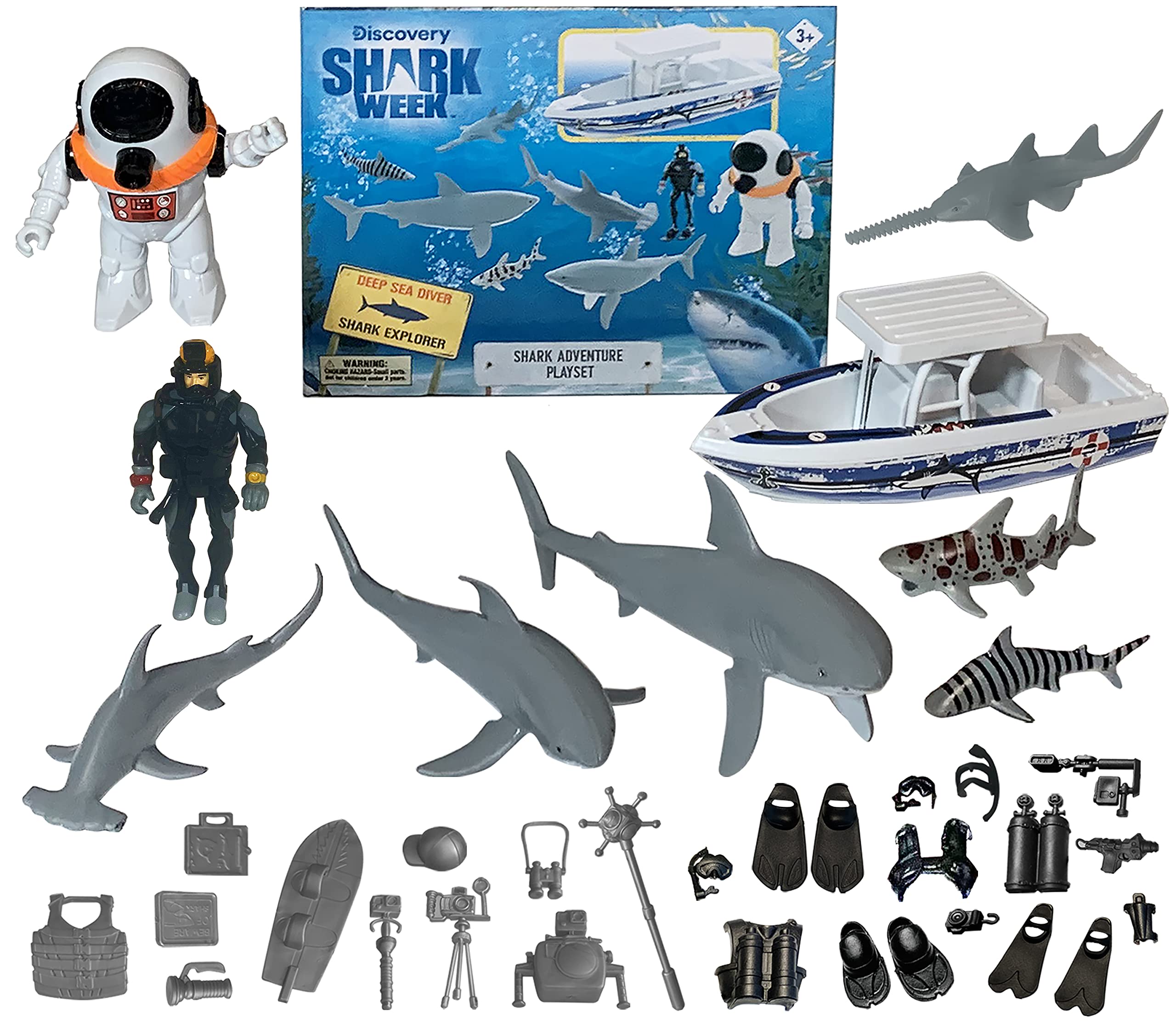 Mua Shark Week Discovery Deep Ocean Explorer Big Toy Playset for Kids ...