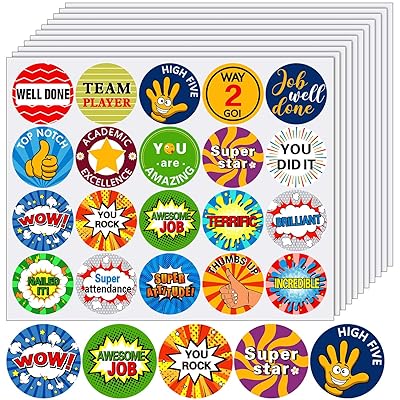 1000 Pieces Teacher Reward Stickers Motivational Philippines | Ubuy