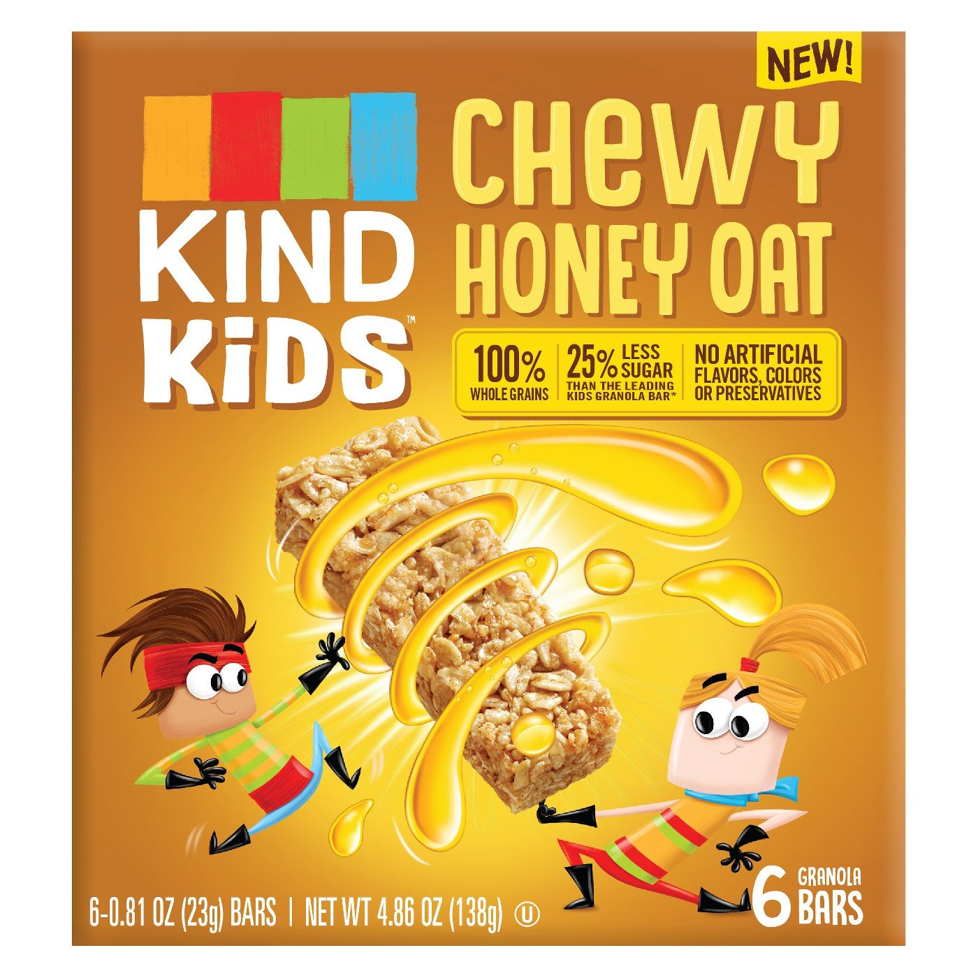 Amazon.com: KIND Kid's Chewy Chocolate Chip Granola Bars 4.86oz, pack of 1: