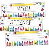 Amazon.com: Desk Name Tags for Classroom -25 Student Name Plates for ...