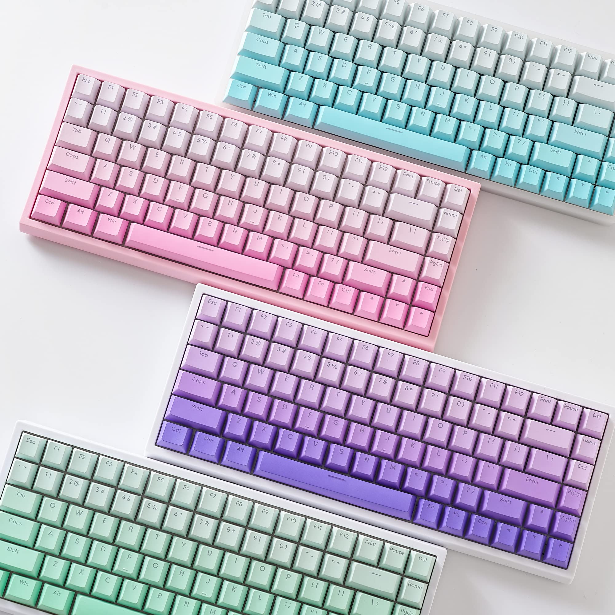 Mua YUNZII Gradient 127 Keys Cherry Profile PBT Heat Sublimation Double ...