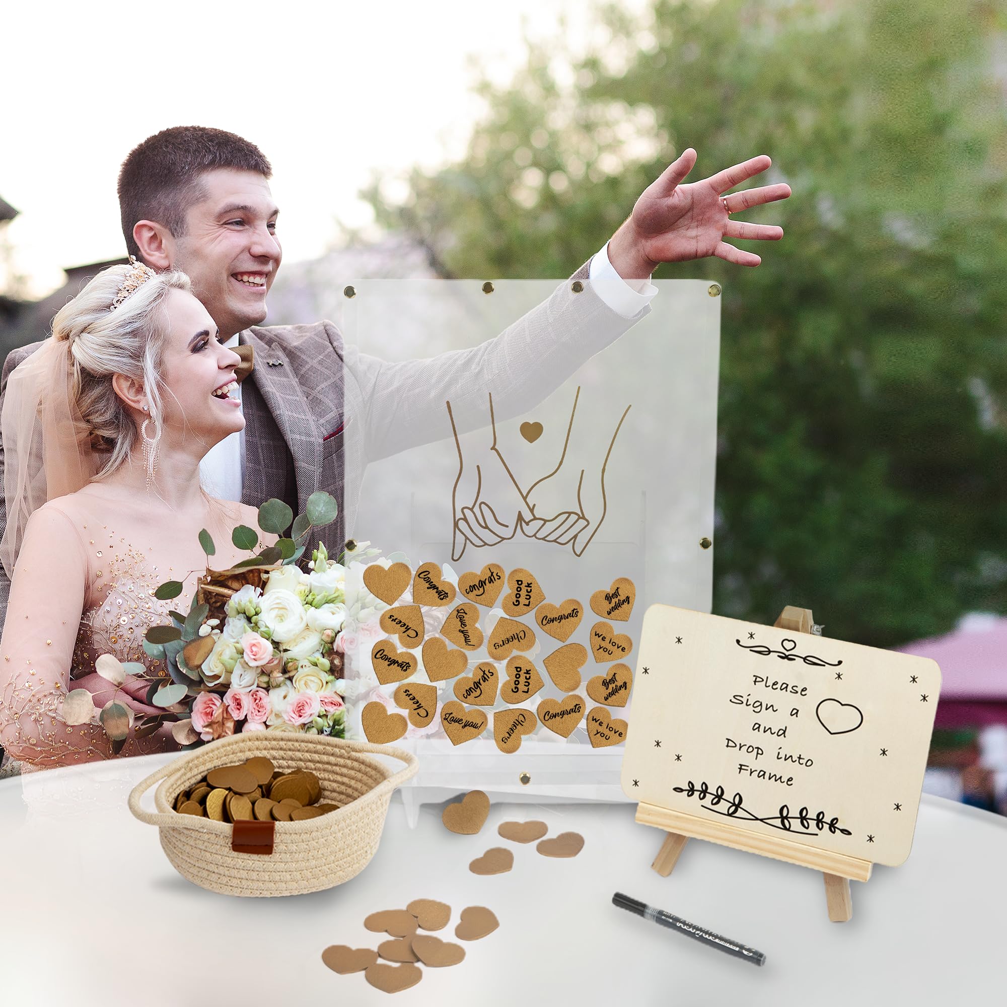 Wedding guest book frame 60 photos - Astyledwedding.com