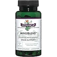 Amazon.com: Vitanica, MindBlend, Brain Support, Vegan, 60 Capsules ...