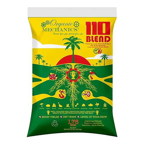 110 Blend Potting Soil, 1.8 Cubic Foot - Improves Root Growth with Coco ...