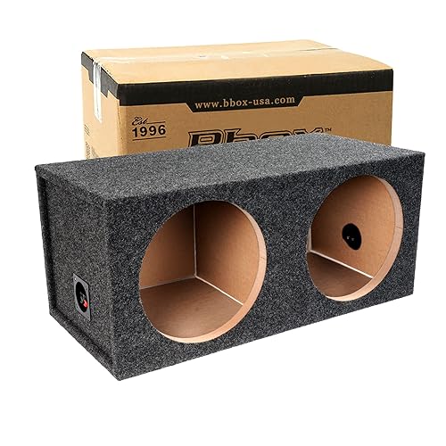 Bbox Dual Sealed 12 Inch Subwoofer Enclosure - Pro Audio Tuned Dual ...