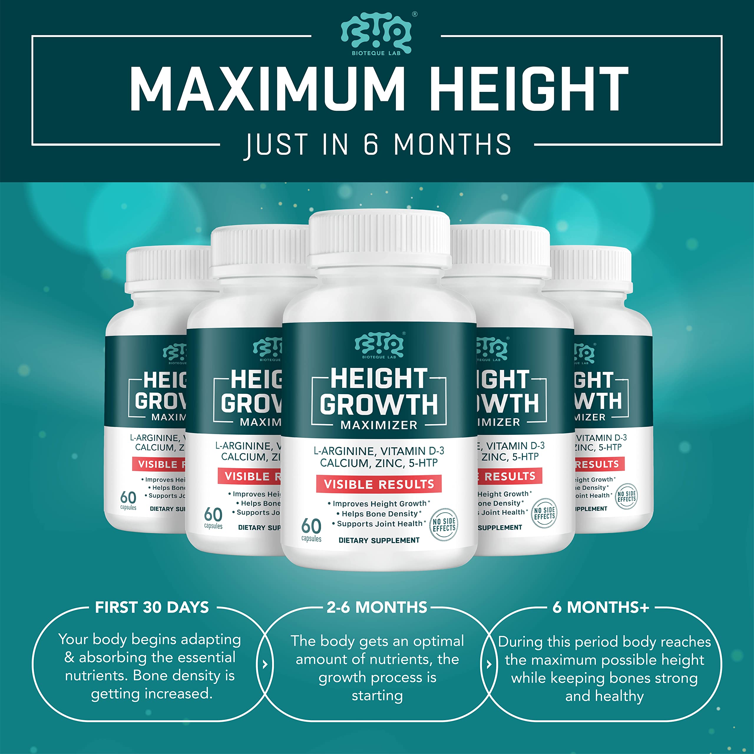 Mua Height Growth Maximizer, Calcium, Vitamin D3 and Zinc Blend Pills ...