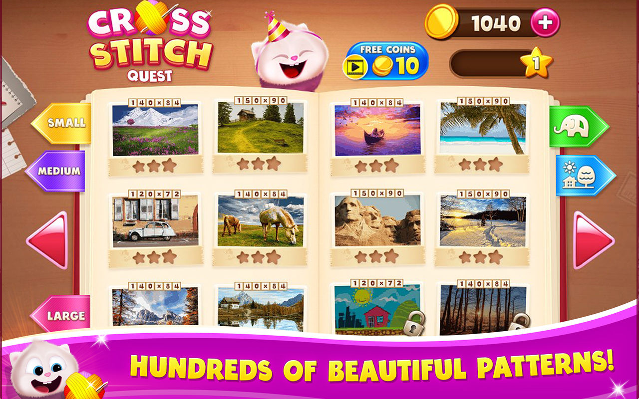 Cross Stitch Quest - Sewing Pattern Mania:Amazon.de:Appstore for Android