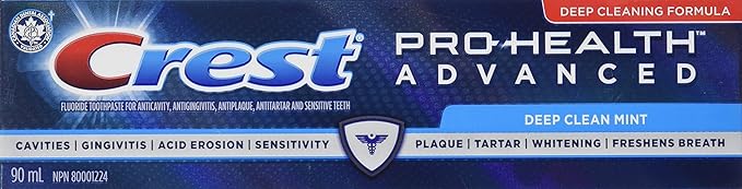 Crest Pro-Health Advanced Deep Clean Mint Toothpaste, 90 mL: Amazon.ca ...