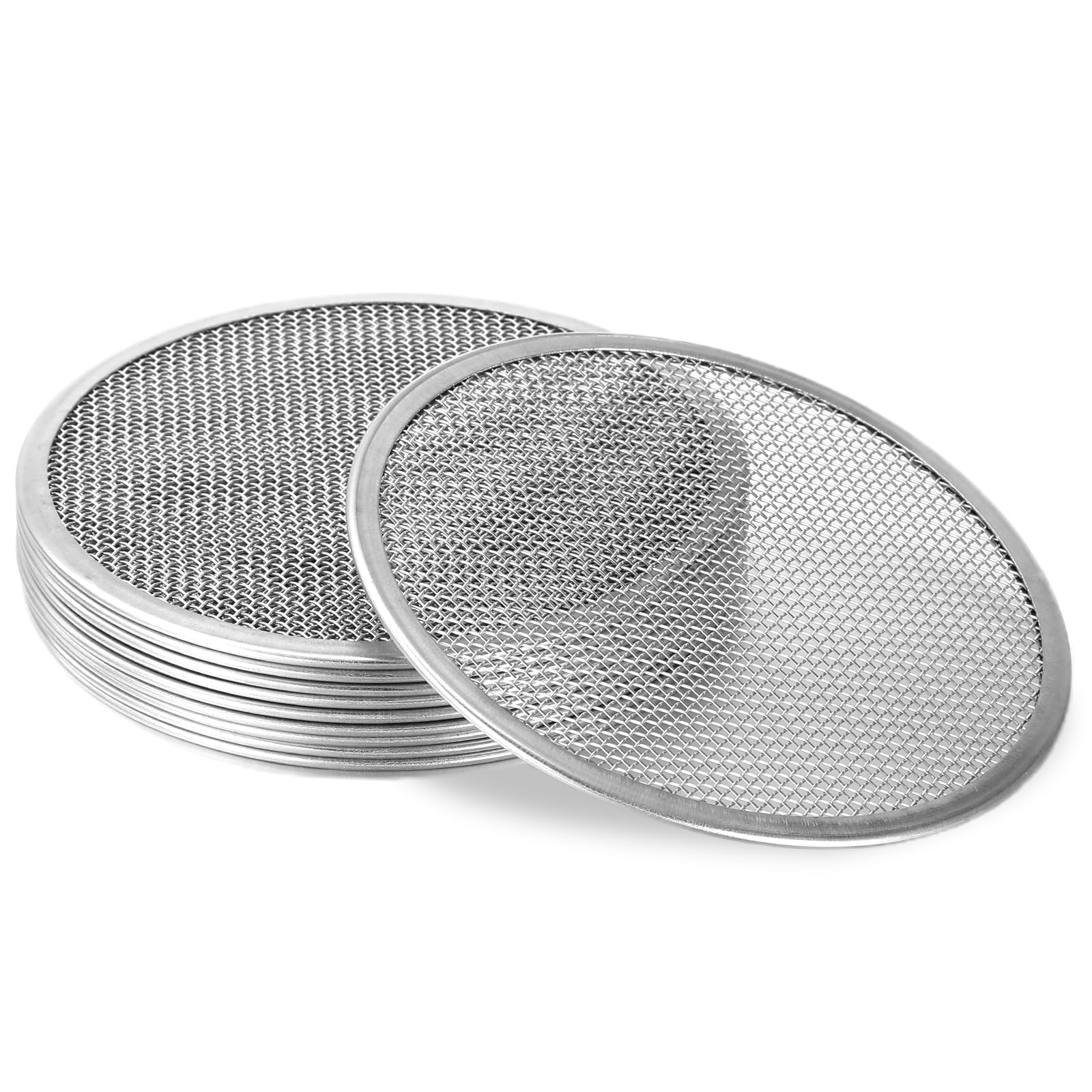 10 Pack Sprouting Lids, Stainless Steel Screen Filter Strainer Lid for ...