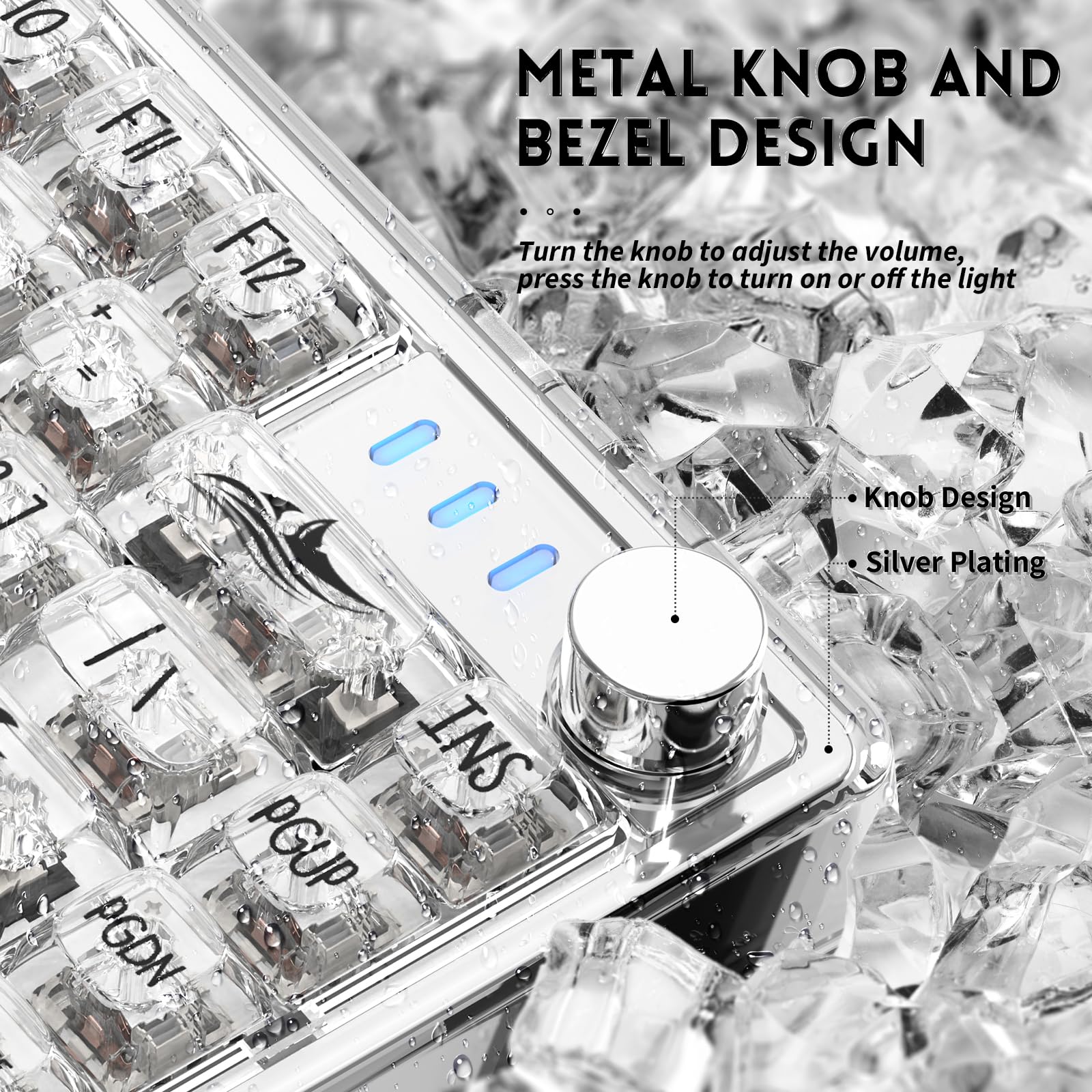 Mua ATTACK SHARK K75 Mechanical Keyboard, Transparent PC Keycaps ...