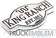 Amazon.com: 1pc OEM King Ranch Front Door Tailgate Emblem Badge 3D ...