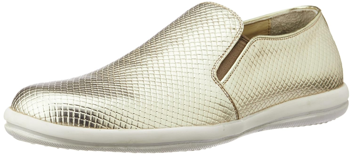 Buy CG Shoe Men's Gold Leather Sneakers - 7 UK (CG-TK 33) at Amazon.in