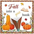 Amazon.com : CHUNNIN Fall into a Good Book Bulletin Board Classroom ...