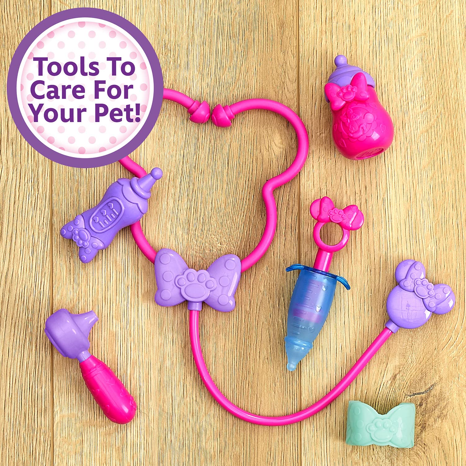 Mua Just Play Disney Junior Minnie Mouse On-the-Go Pet Vet Backpack Set ...