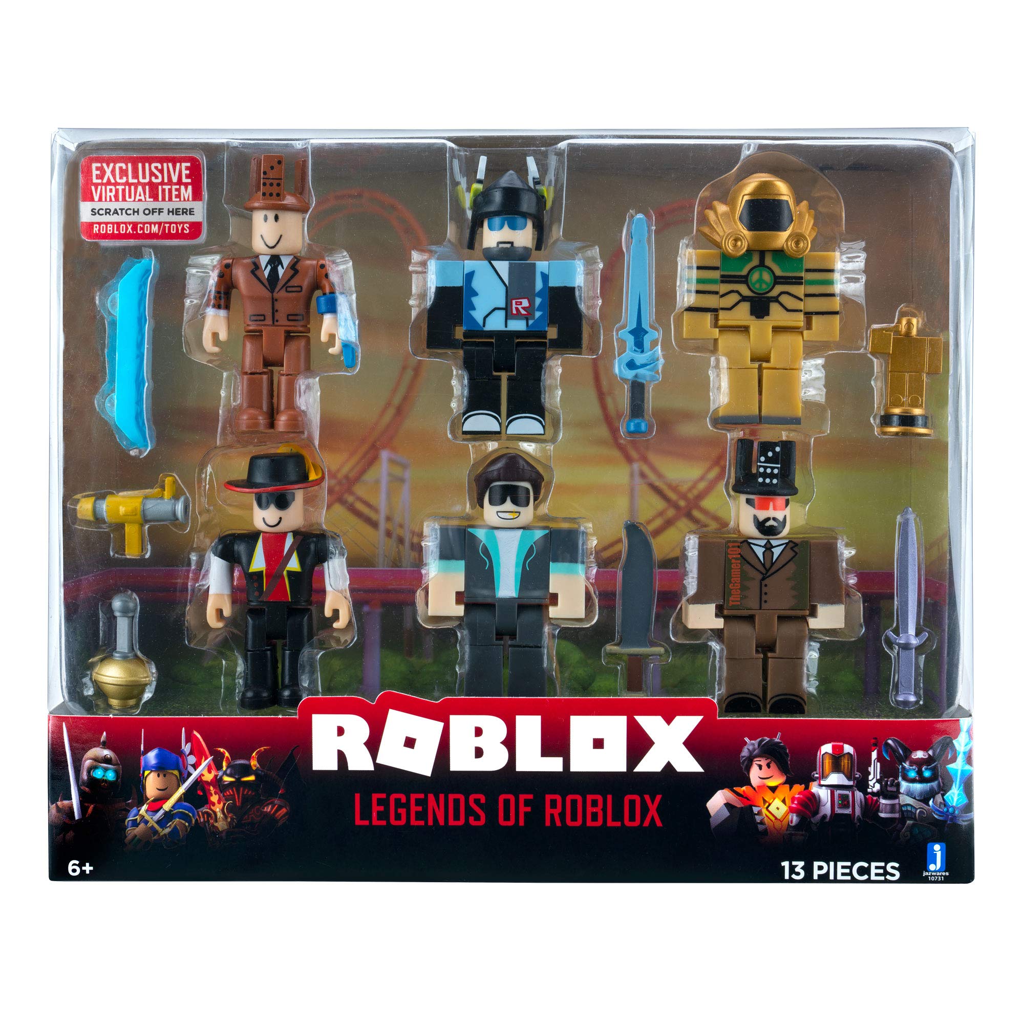Roblox Action Collection - Legends Of Roblox Six Figure Pack [Includes ...