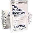 Amazon.com : Portage Reporters Notebook – Top Bound Spiral Pocket ...