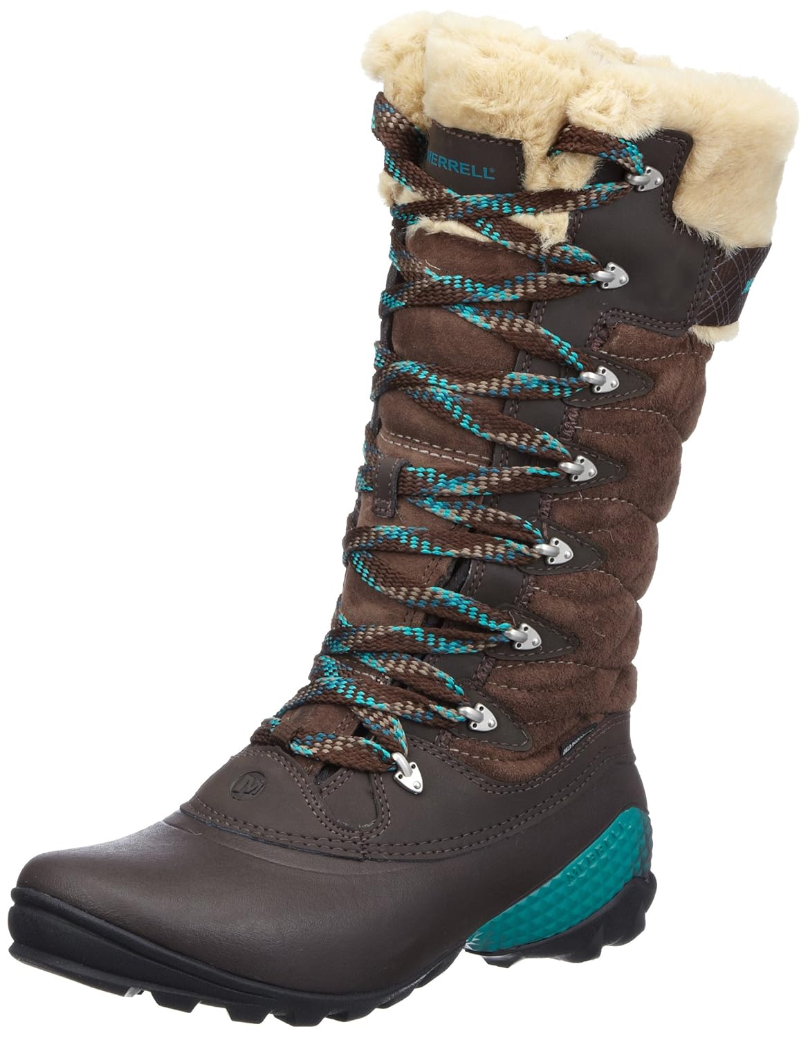 Merrell Women's Winterbelle Peak Wtpf Fur Trimmed Boots: Amazon.co.uk ...