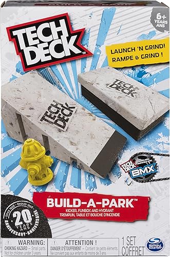 TECH DECK - Build-A-Park – Kicker, Funbox, and Hydrant – Ramps Board ...