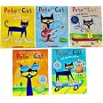 Pete the Cat Series 5 Books Collection Set (Pete the Cat I Love My ...