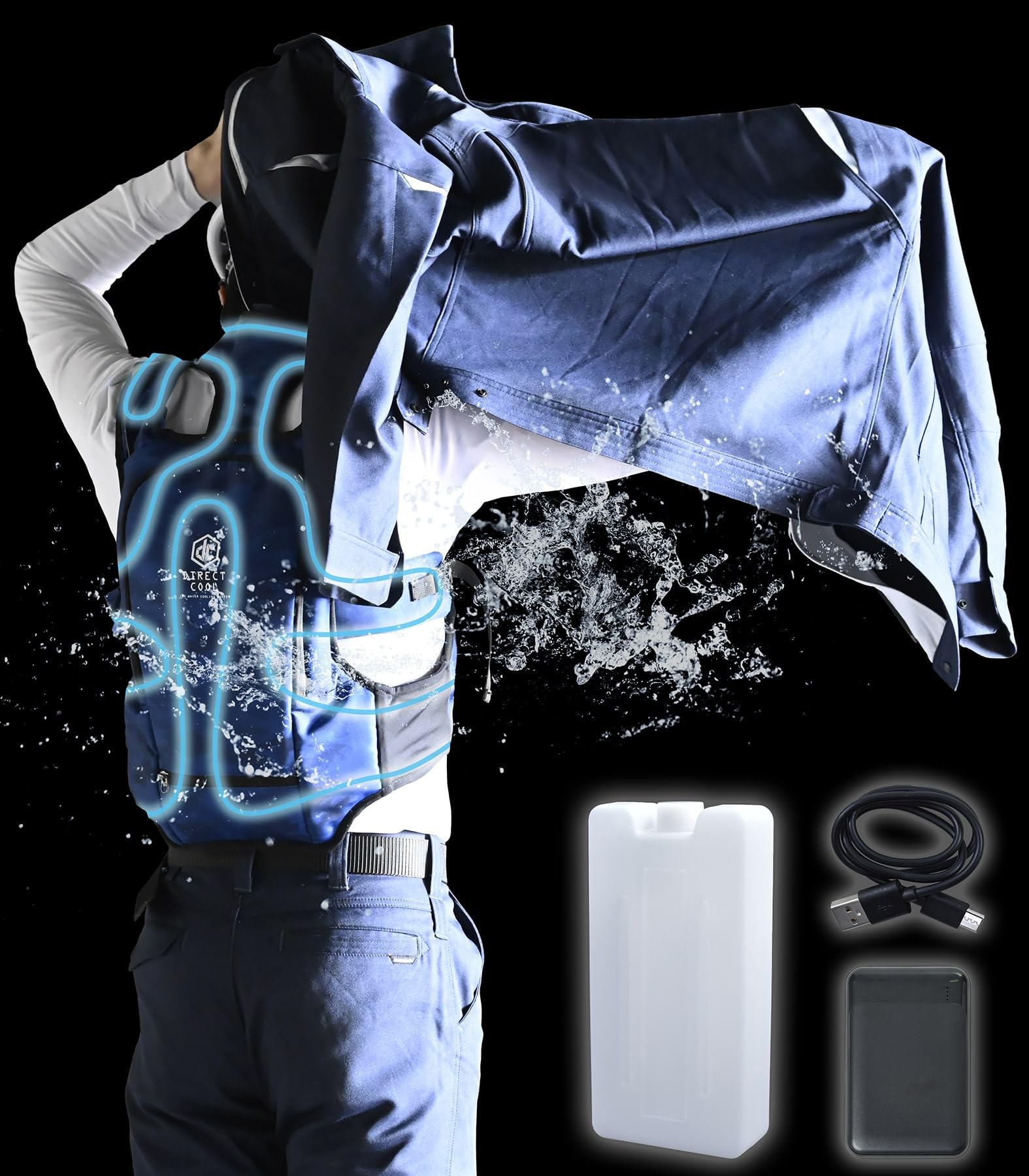Mua Yamazen 2024 Model Water Cooling Clothes, Vest, Cold Water Clothing ...