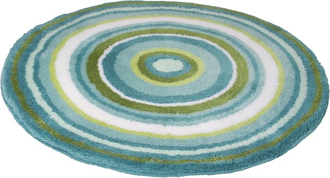 Meusch 2253672521 Badteppich Mandala, 100 cm rund, türkis: Amazon.de ...