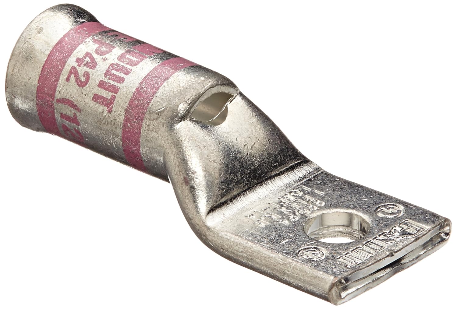 Panduit LCAF1-14-X Copper Compression Lug, 1 Hole, 1 AWG, Flared Barrel ...