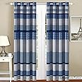 Amazon.com: All American Collection Blue and Gray Modern Plaid 3-Piece ...