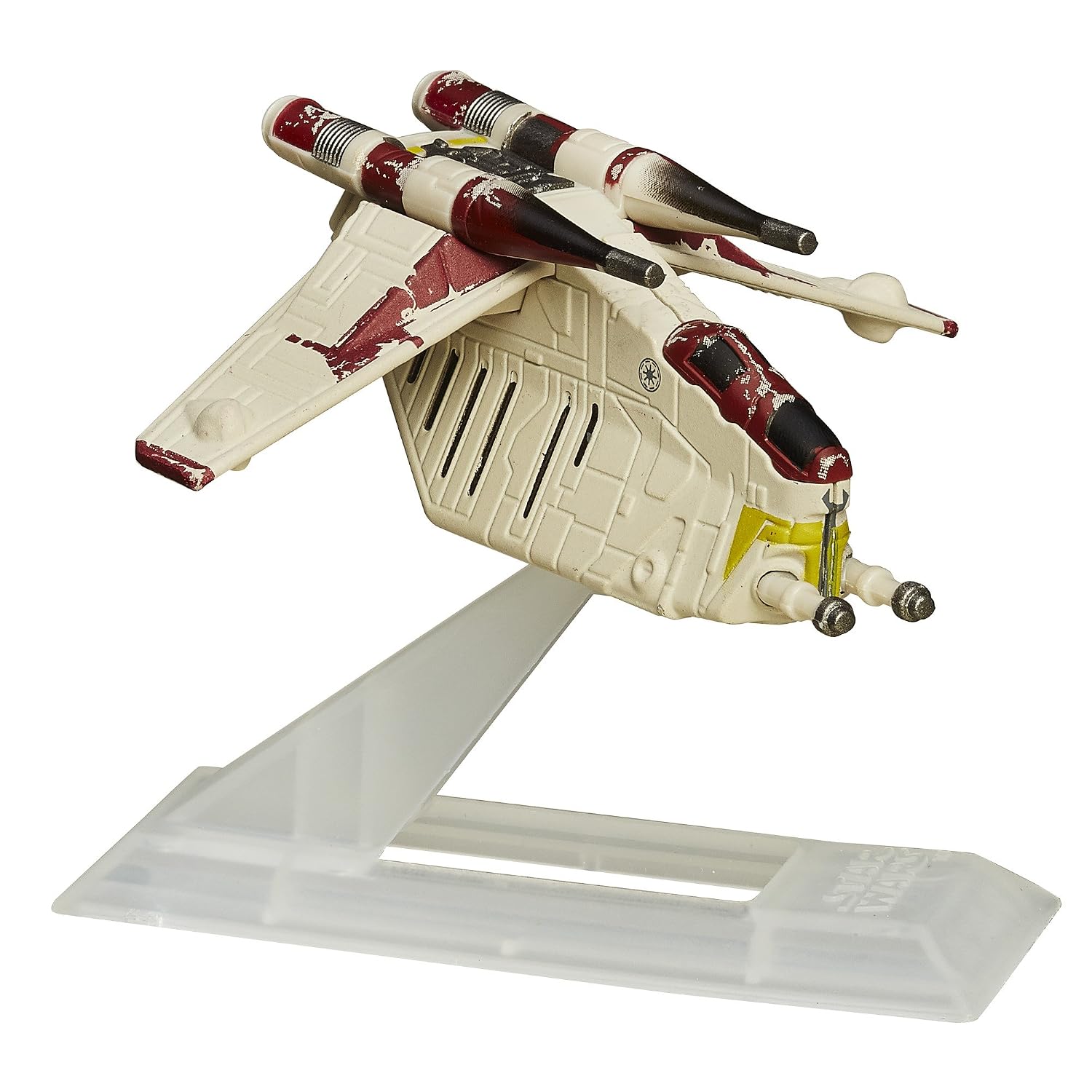 Star Wars Attack Of The Clones Black Series Titanium Republic Gunship ...
