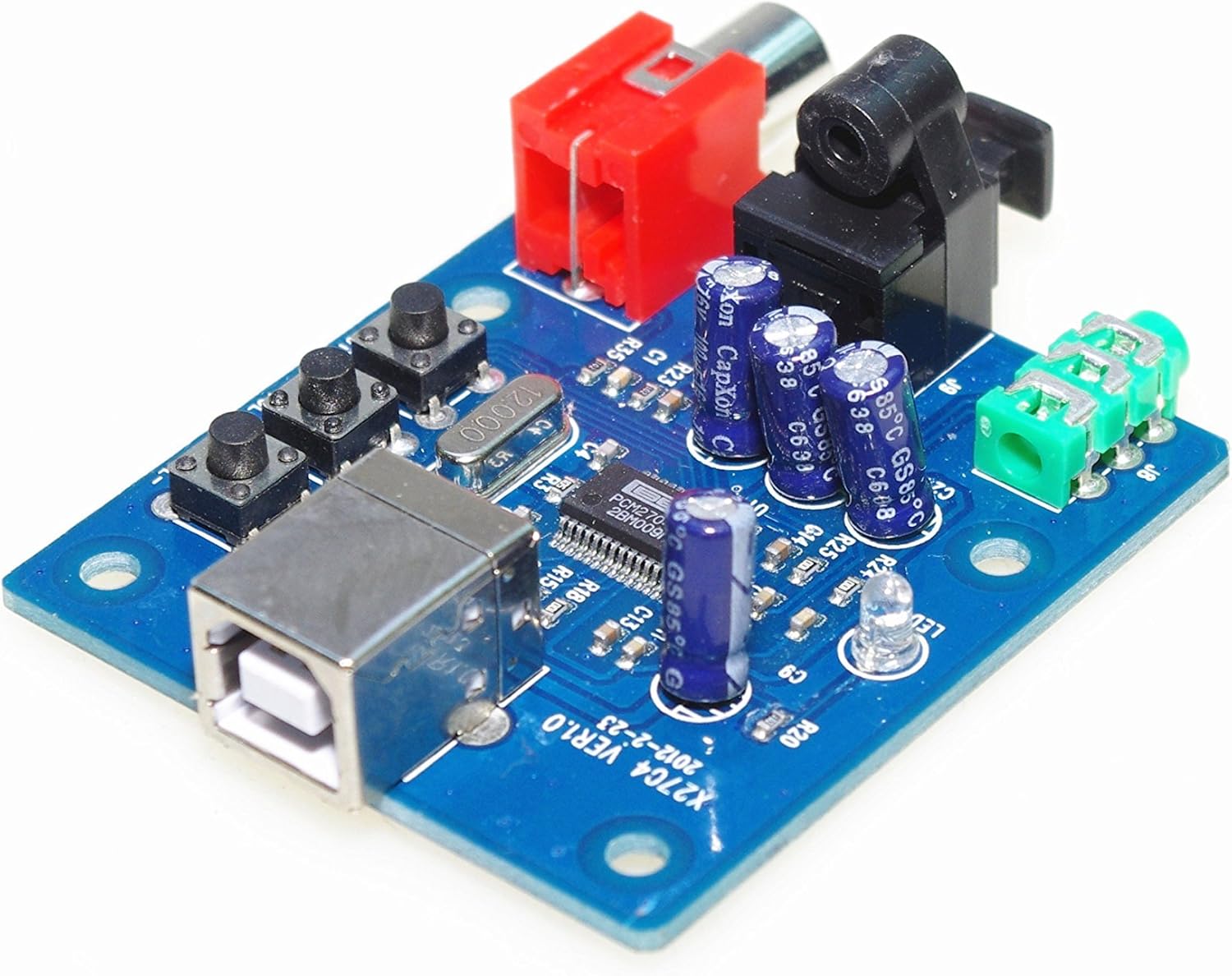 Amazon.com: SMAKN PCM2704 USB to S/PDIF Converter DAC Sound Card Board ...