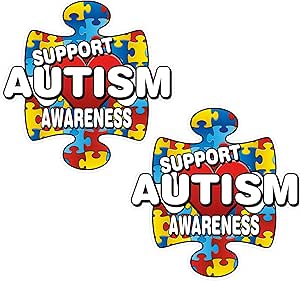 Amazon.com: Autism Awareness Sticker Decal Support Children with Autism ...