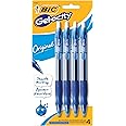 Amazon.com: BIC Gelocity Original Blue Gel Pens, Medium Point (0.7mm ...