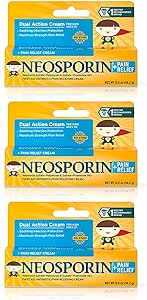 Amazon.com: Neosporin First Aid Antibiotic + Pain Relief Cream For Kids ...