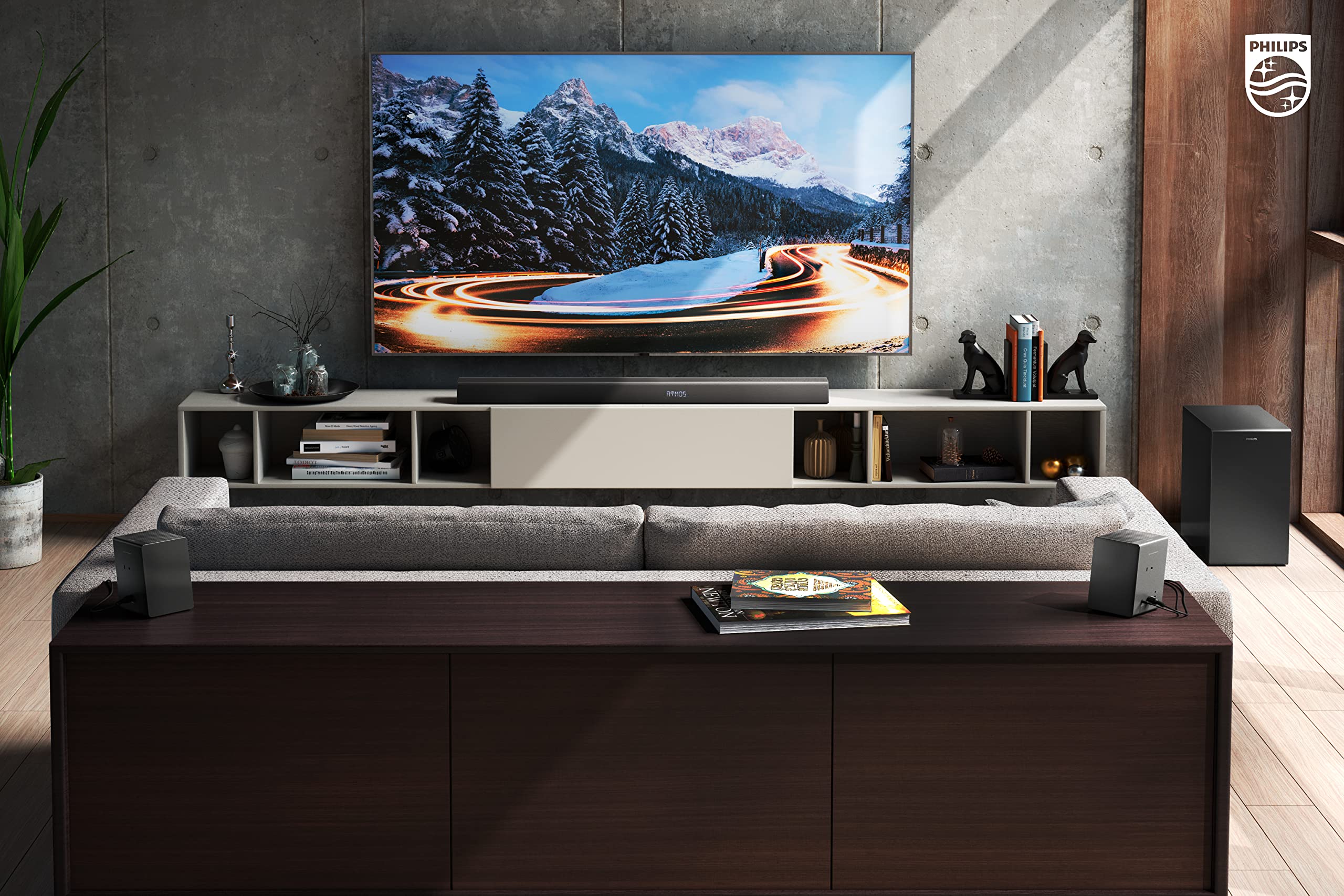 Mua PHILIPS B8967 5.1.2 Channel True Surround Soundbar with Wireless ...