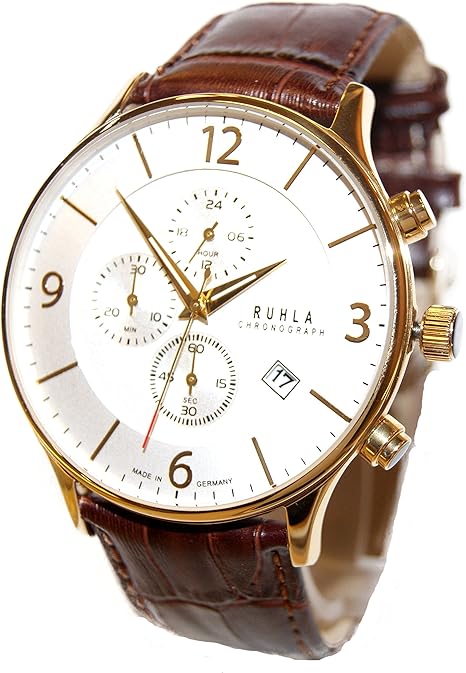 Garde' Ruhla Uhren aus Ruhla Herrenuhr RUHLA Chrono 18363 Slim Design ...
