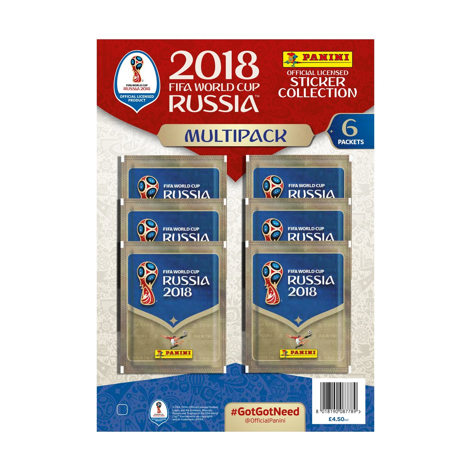 Panini FIFA World Cup 2018 Sticker Multipack- Buy Online in United Arab ...