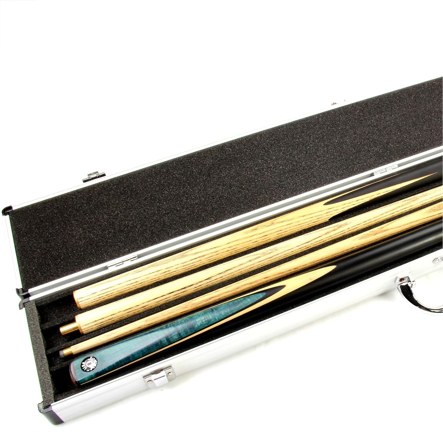 Sports & Outdoors HOLDS 2 CUES 2 CUE ALUMINIUM Pool Snooker Cue Case ...